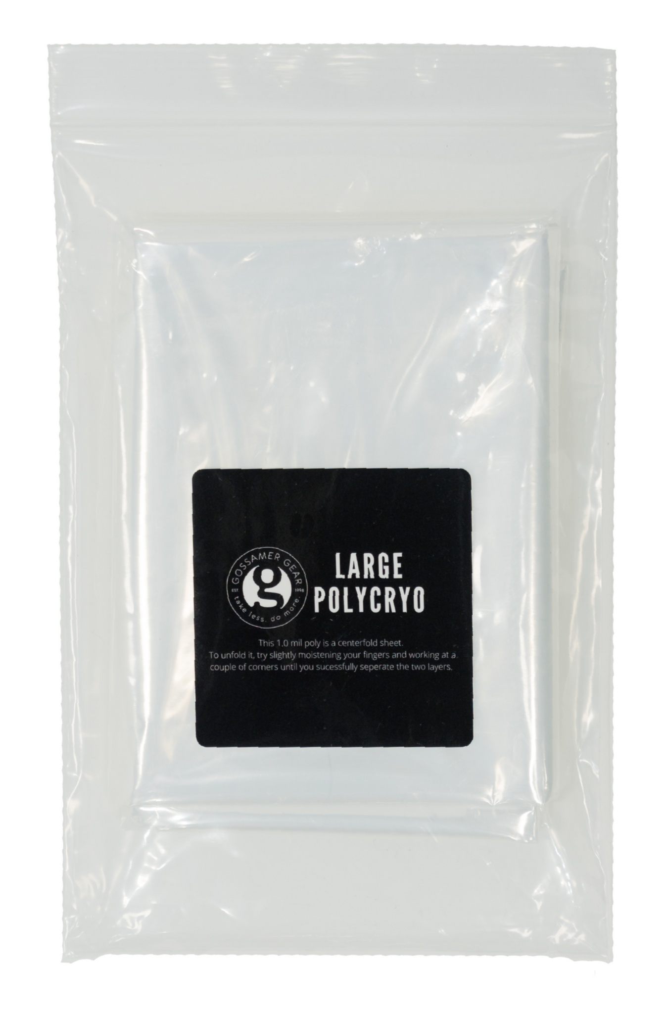 Polycryo (Tent Footprint) Ground Cloth – Gossamer Gear